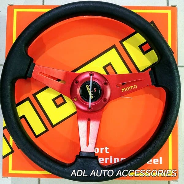 stir racing setir racing momo ukuran 14 inchi 14 in warna | Lazada ...
