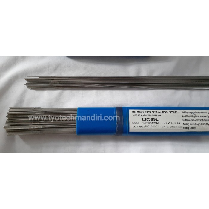 Kawat Las Stainless Steel TIG WELDING FILLER WIRE ER309L DIA 1,6mm 1KG ...