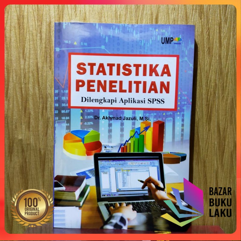 BUKU Statistika Penelitian Dilengkapi Aplikasi SPSS Akhmad Jazuli | Lazada Indonesia