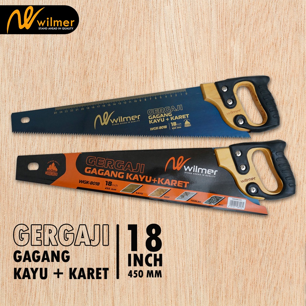 Gergaji Kayu Gagang kayu + Karet 18 Inch | Lazada Indonesia