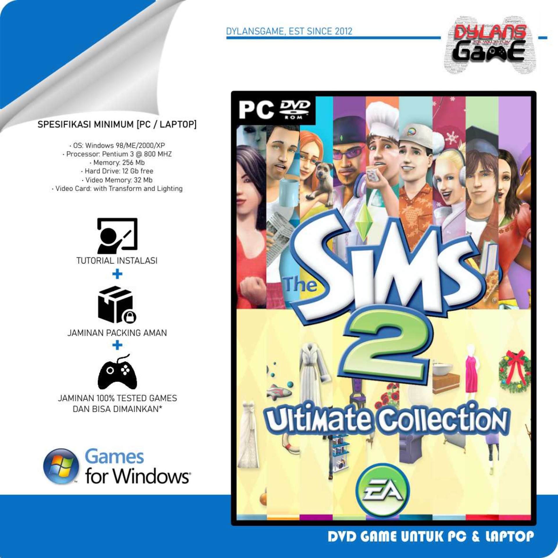 The Sims 2 PC Ultimate Collection - Kaset Game PC - Game Laptop ...