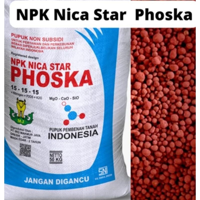 Pupuk NPK Phonska Merah 1kg/Pupuk Penyubur Buah dan Sayuran | Lazada ...