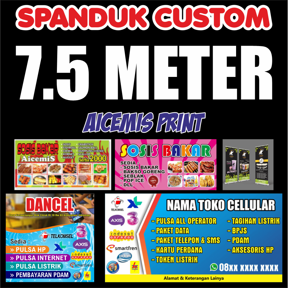 Spanduk Custom 7 METER | Lazada Indonesia