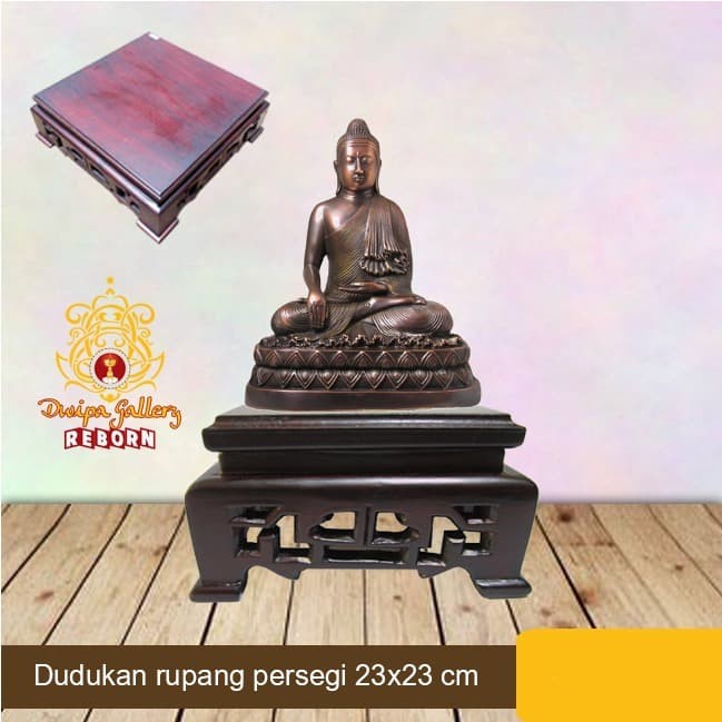Dudukan Rupang/patung Kayu Persegi 23x23 cm | Lazada Indonesia