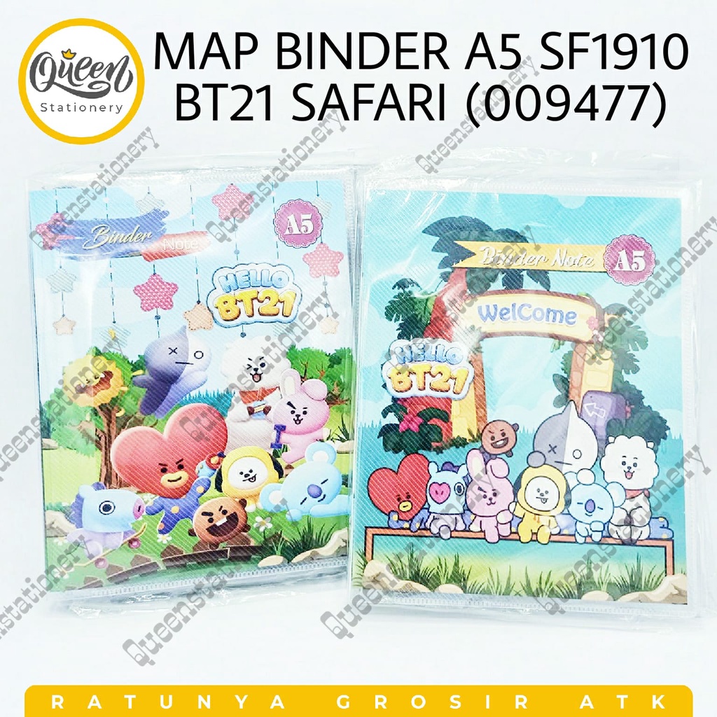 MAP BINDER A5 SAFARI / MAP BINDER UNICORN / MAP BINDER BT21 / BINDER ...