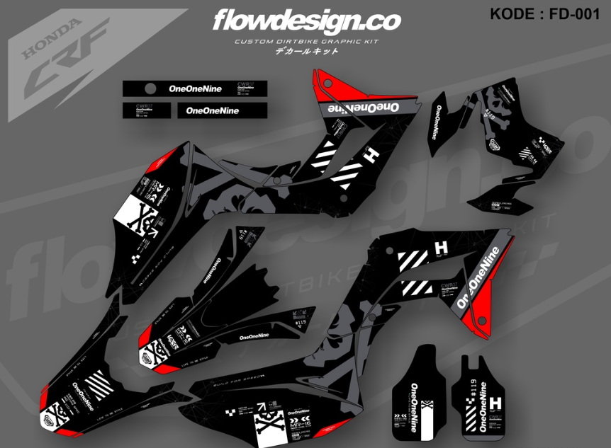 DECAL HONDA CRF SUPERMOTO KEREN DECAL SUPERMOTO CRF | Lazada Indonesia
