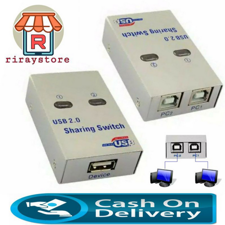 NYK Usb Printer Auto Switch 2 Port 2Port Sharing Switcher USB 2.0 ...