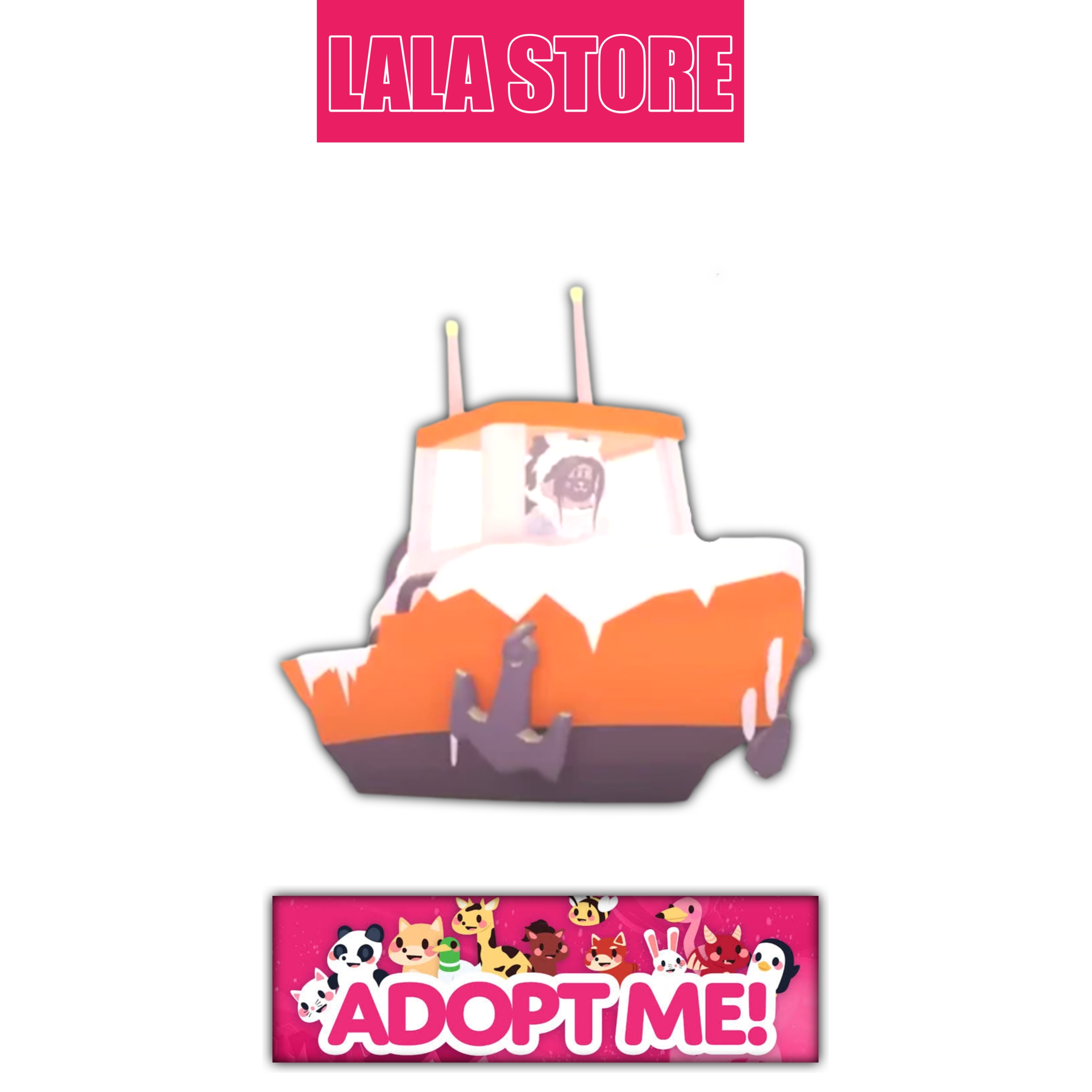 Adopt Me Vehicle - Icebreaker Ship - Roblox | Lazada Indonesia