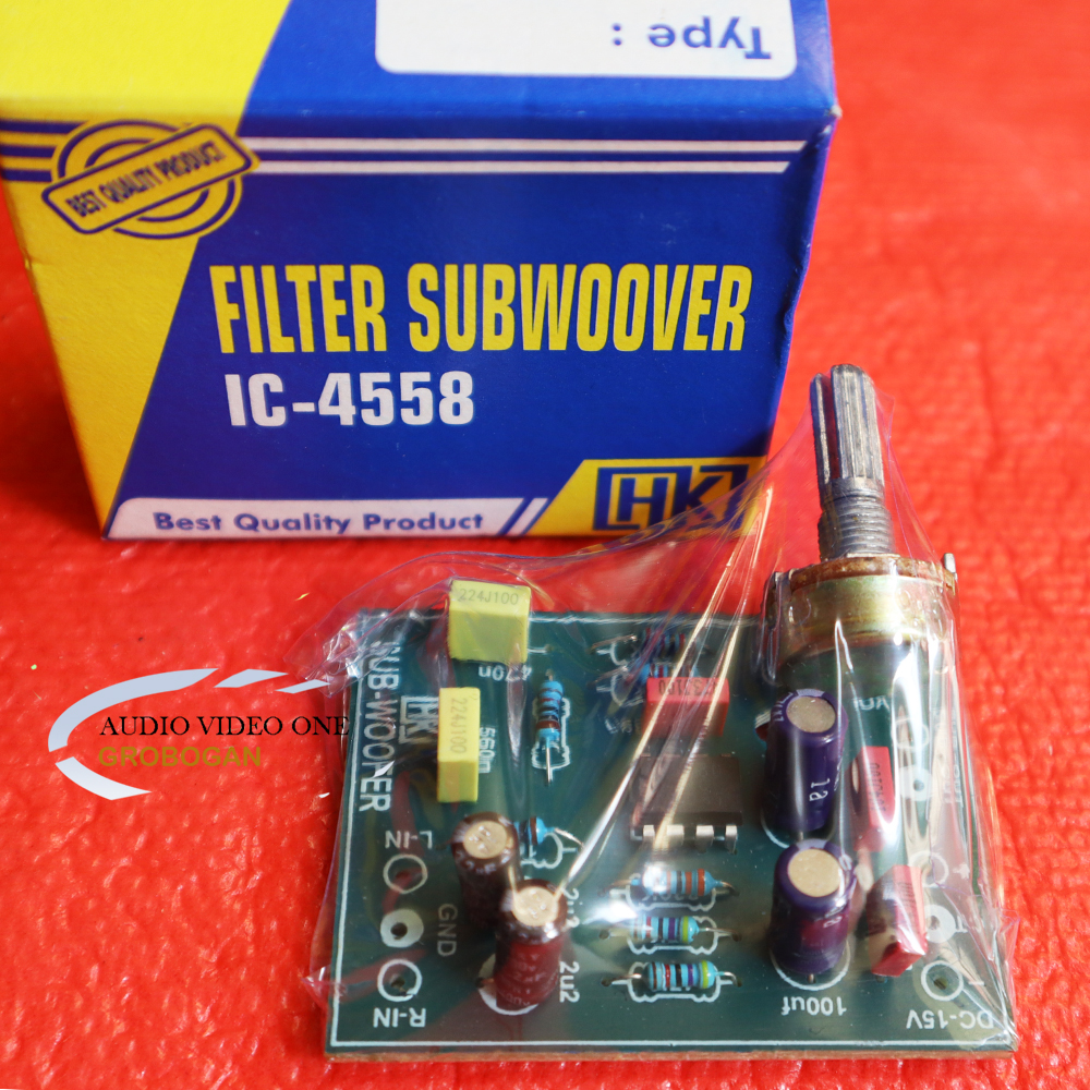 Filter Subwofer IC-4558 Kit Filter-Subwoofer HK IC 4558 Original | Lazada Indonesia