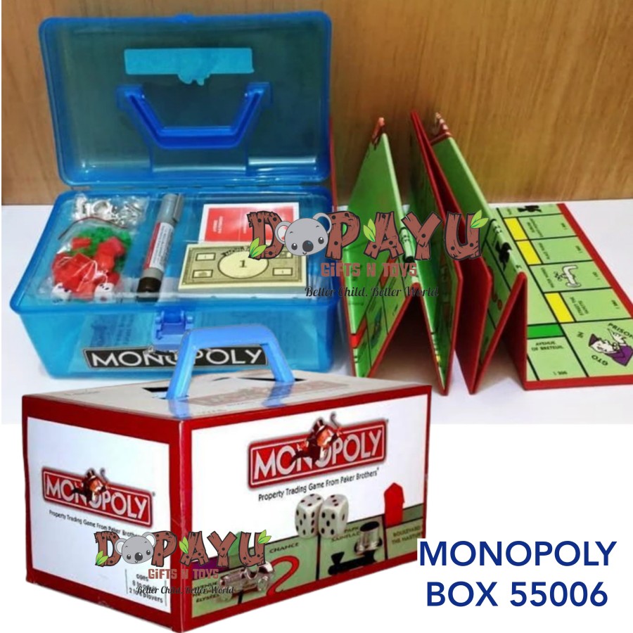 MAINAN MONOPOLY BOX 55006 MONOPOLI BOARD FAMILY GAME | Lazada Indonesia