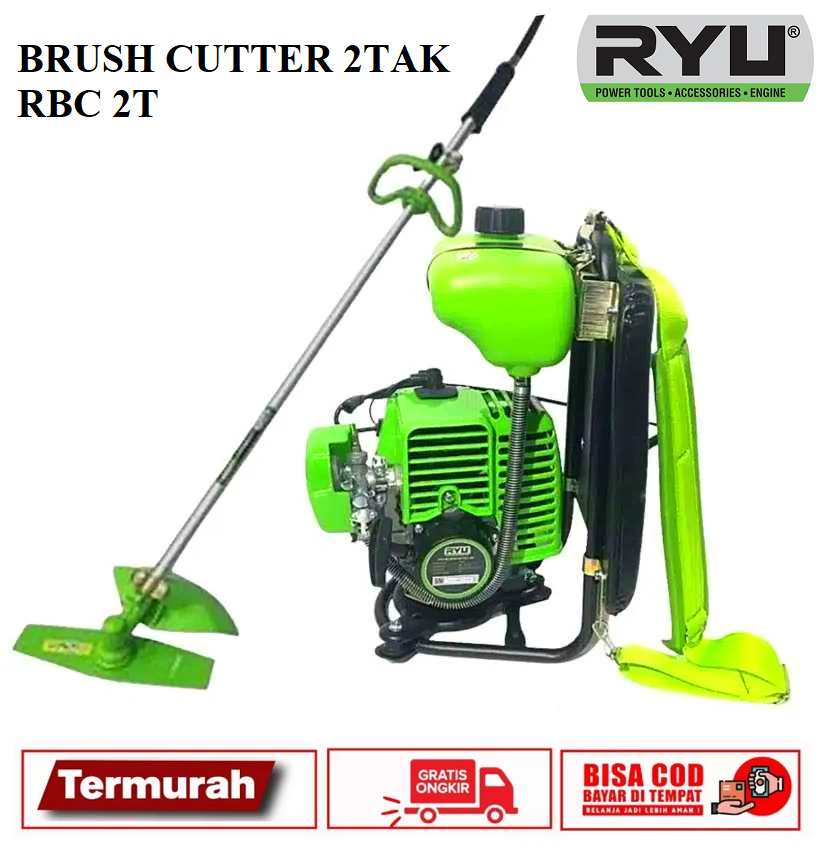 Ryu Brush Cutter 2 Tak RBC2T Mesin Potong Rumput Gendong / Brush Cutter / Mesin Pemotong ...