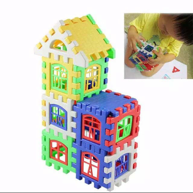 COD MAINAN MURAH Rumah Puzzle Mainan Edukasi Anak Laki-Laki dan ...