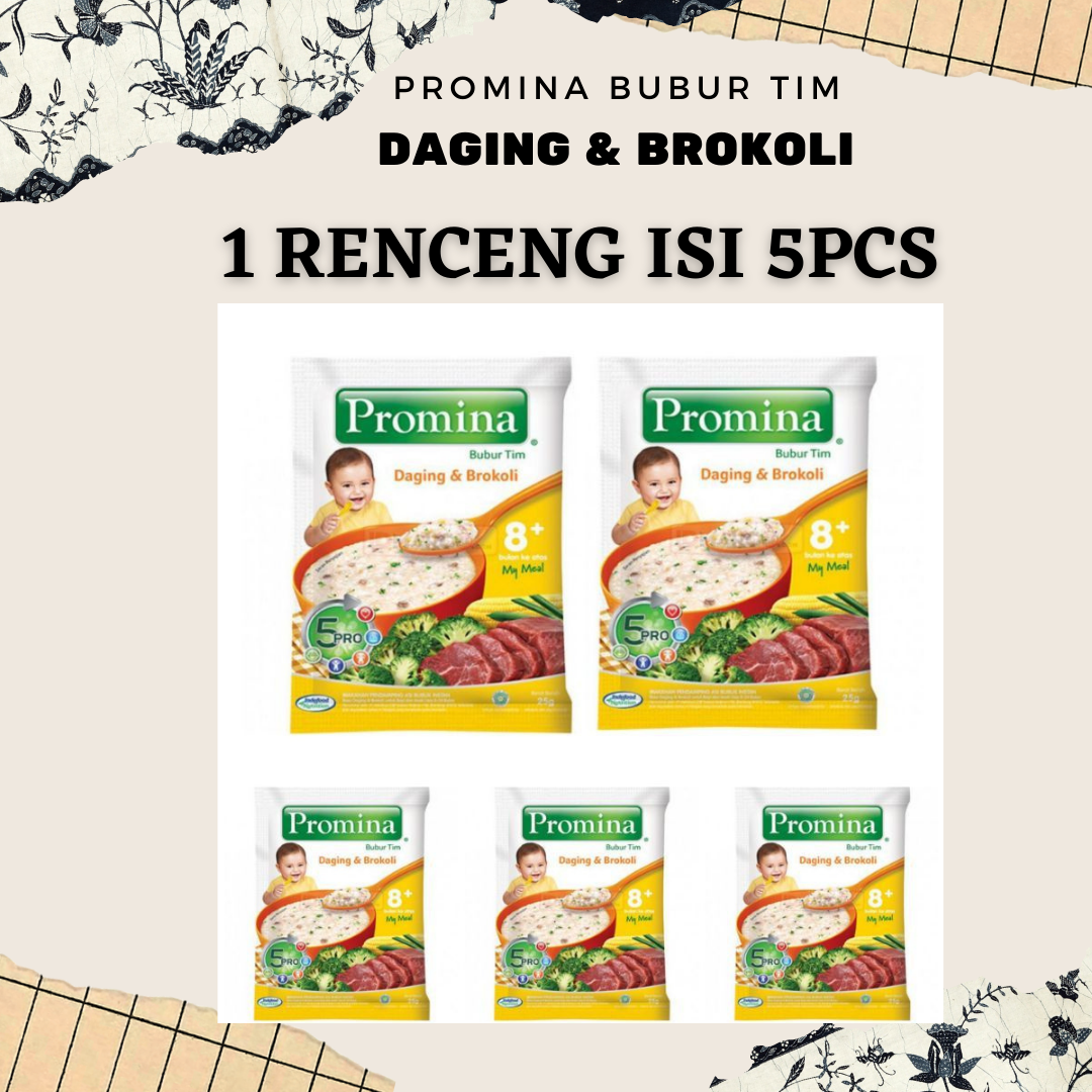 Promina Bubur Tim Daging & Brocoli 8+ [Renceng] | Lazada Indonesia