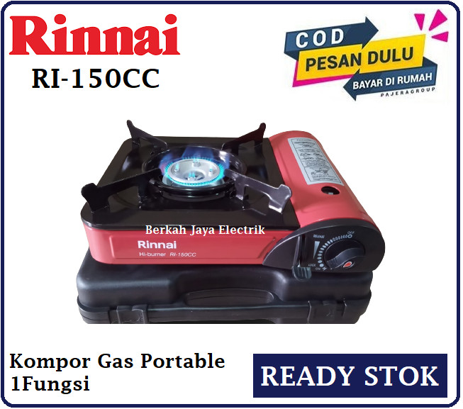 Kompor Portable Rinnai RI 150 CC Kompor Gas Piknik Tabung Kaleng 150CC ...