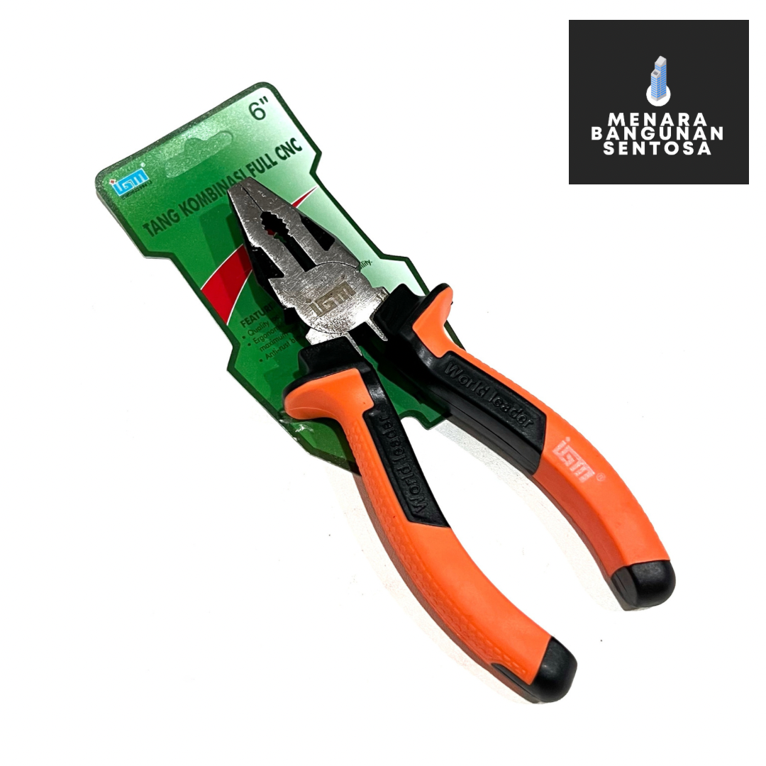 Tang IGM Full CNC 6 Inch - Tang Kombinasi Lancip Snip Kenip Potong ...