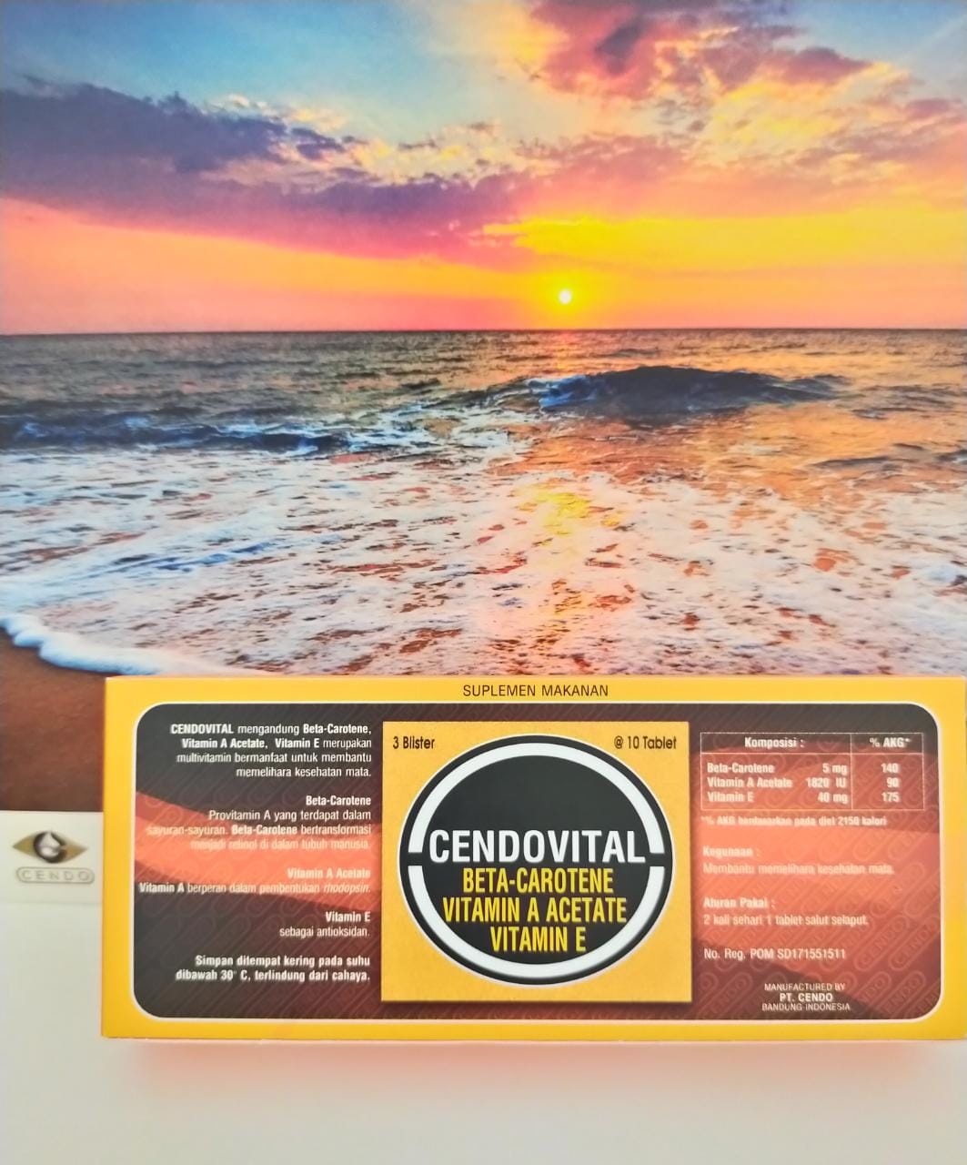 Cendo Vital Vitamin Mata isi 30 tablet | Lazada Indonesia