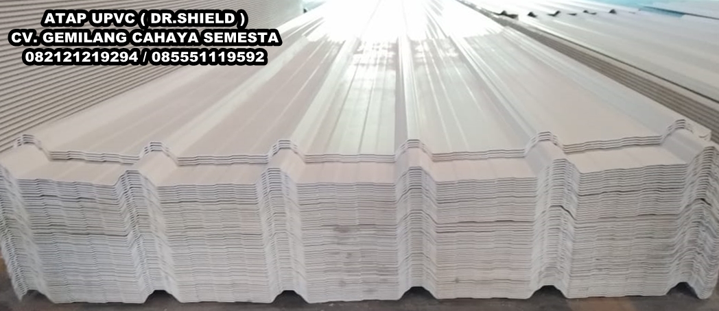 Atap UPVC DR.Shield - 6 Meter (Single Layer) Lebar Efektif 1050 mm ...