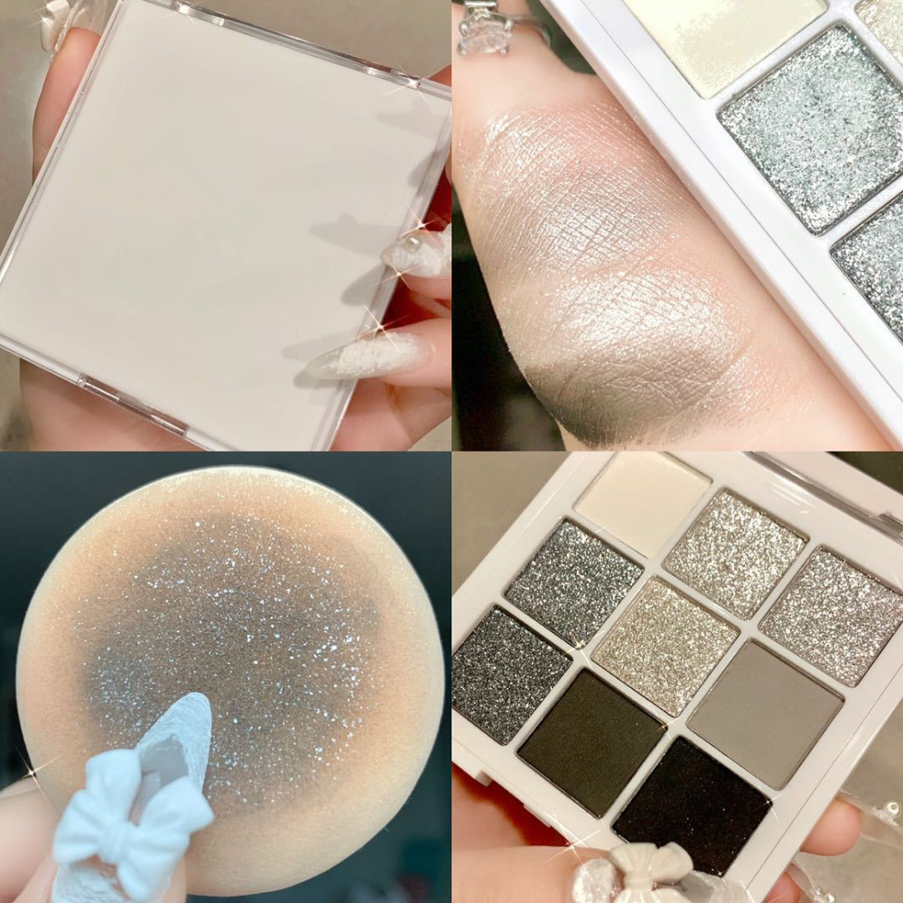 BeautyIU Insfany Smoky แต่งหน้า2รุ่นเก้าสี Punk อายแชโดว์ Pearlescent ...