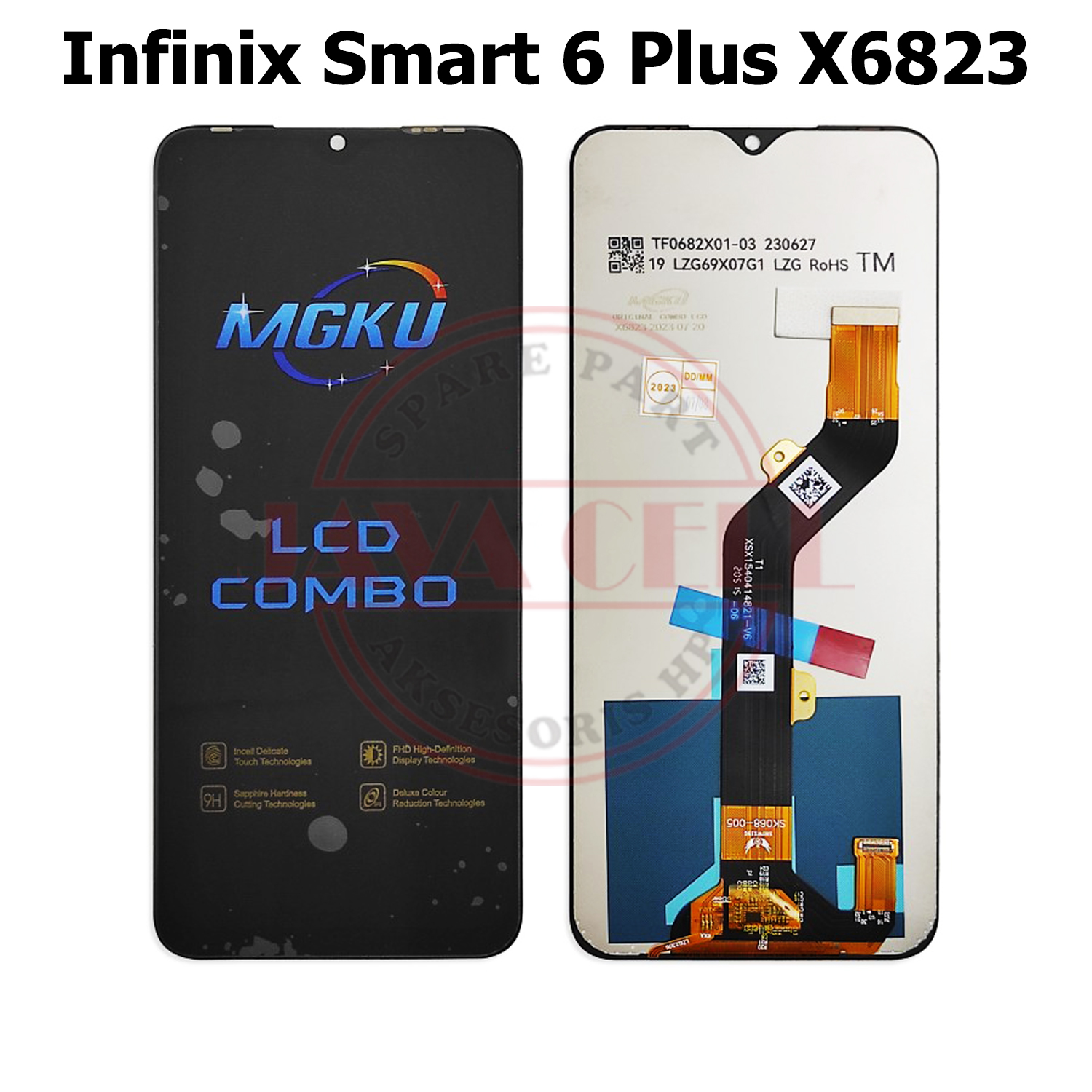 LCD Touchscreen Infinix Smart 6 Plus X6823 Original | Lazada Indonesia