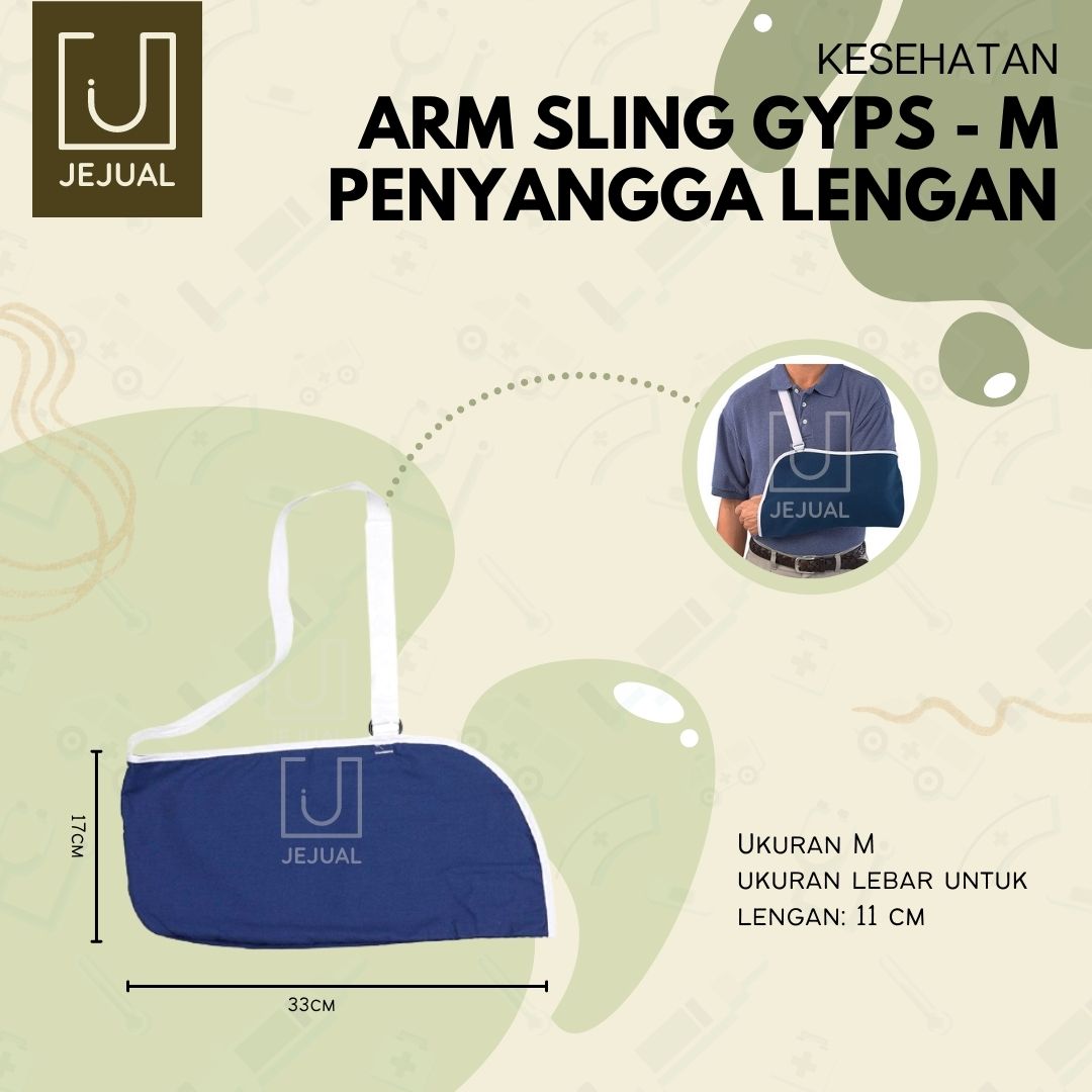 ARM SLING Gypsum S/M/L/XL Alat Gendong Gips Penyangga/Pelindung/Penahan ...