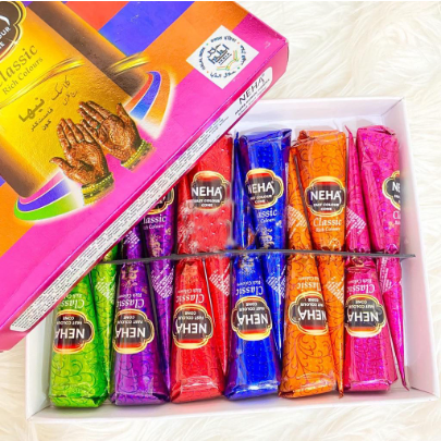 TJS NEHA HENNA PASTE HENNA HALAL BPOM ECERAN Heena Henna Hena Magic ...