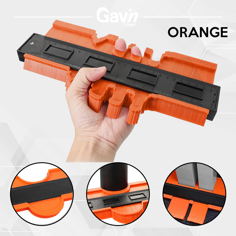 Duplikator Kontur Penggaris Bentuk Template Potong Flexible DIY 25cm ...