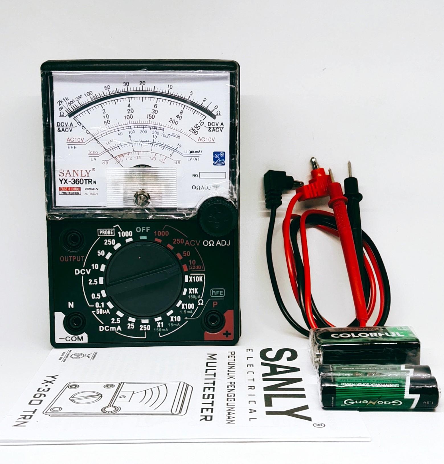 Multitester/multimeter Analog YX-360 TRN SANLY | Lazada Indonesia