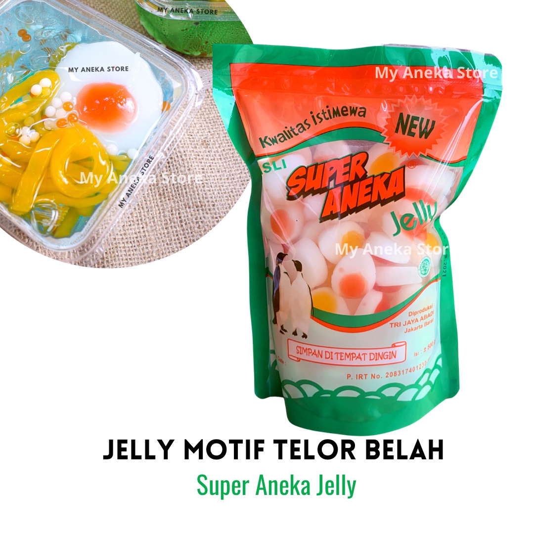 Jelly motif telor belah “super aneka jelly” | Lazada Indonesia