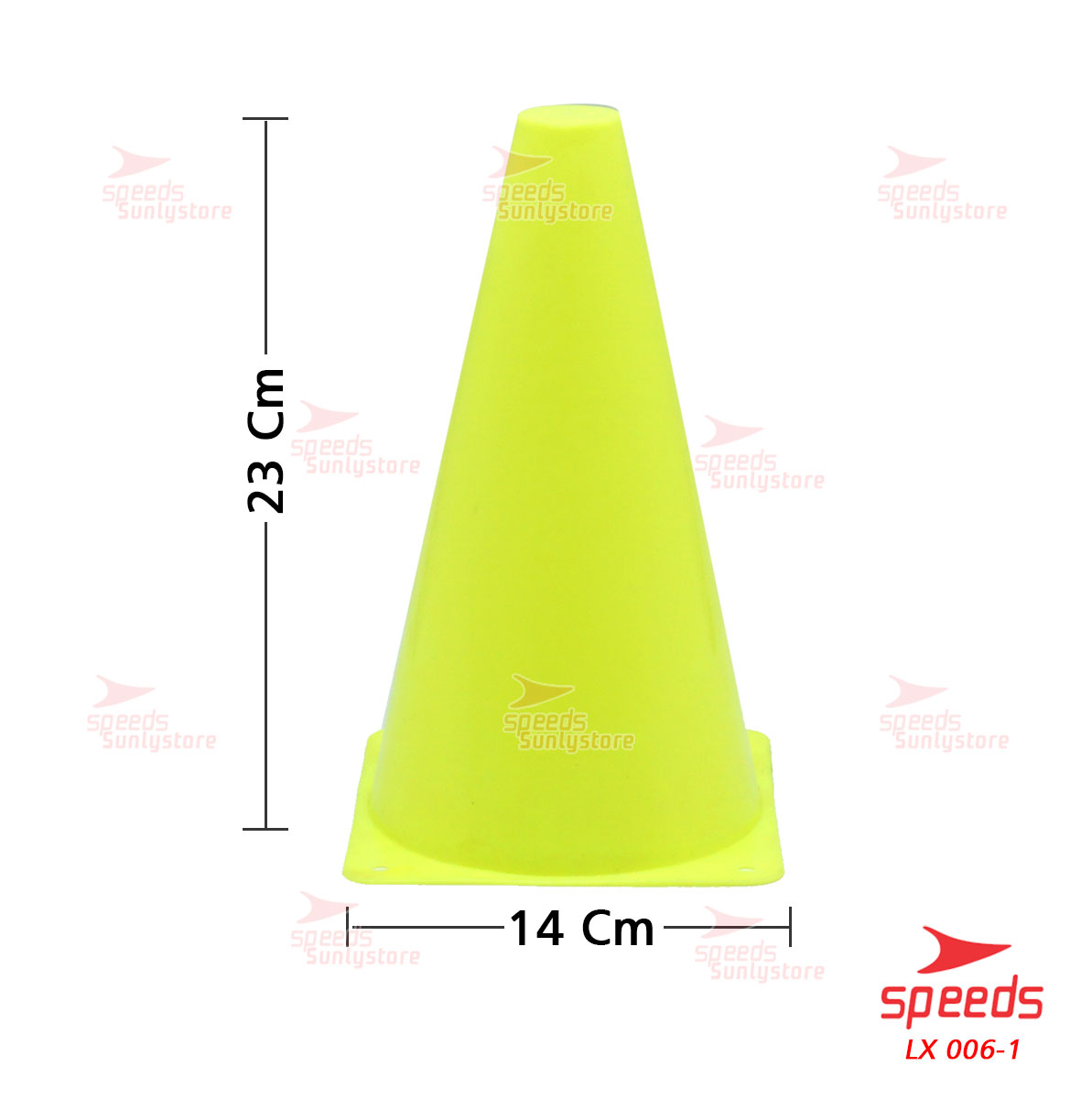 SPEEDS Cone Tinggi 28.5cm Marker Penanda Latihan Kelincahan Olahraga ...