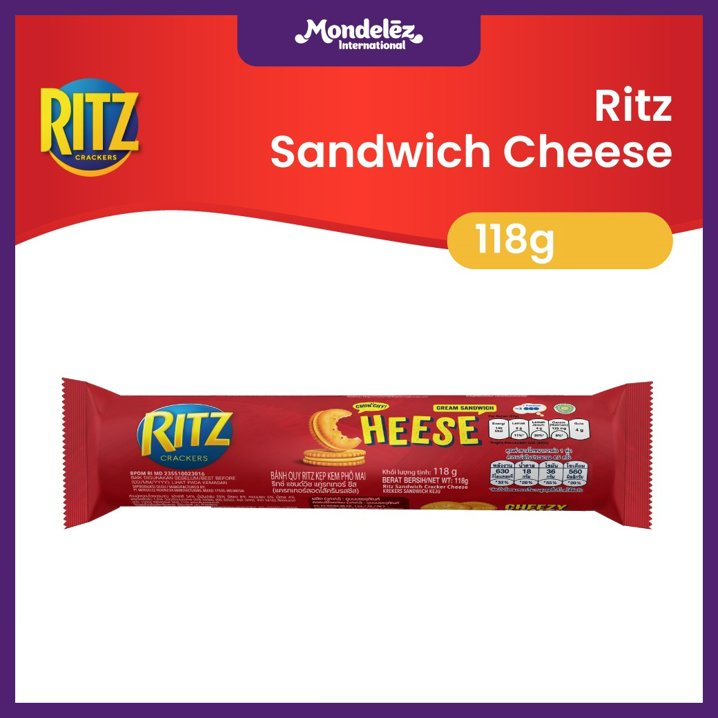 Ritz Biskuit Sandwich Rasa Keju 118 gr | Lazada Indonesia