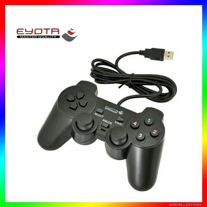 Eyota SB88 Gamepad USB PC Dual Shock Hitam Single Joystick Controller ...