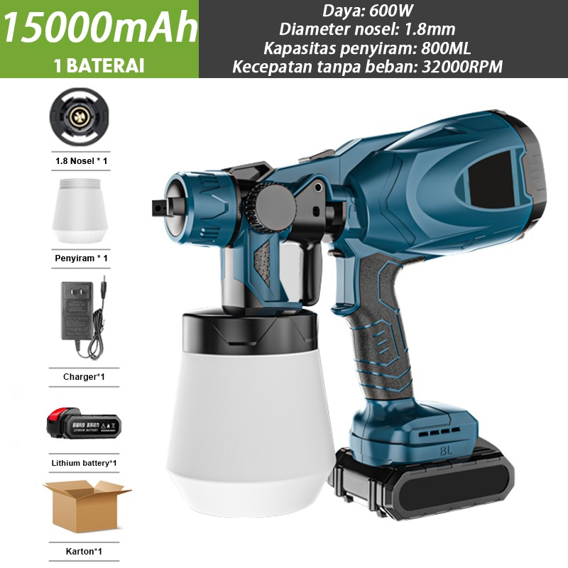 800ML 400Watt Electric Spray Gun / mesin cat semprot listrik / mesin ...