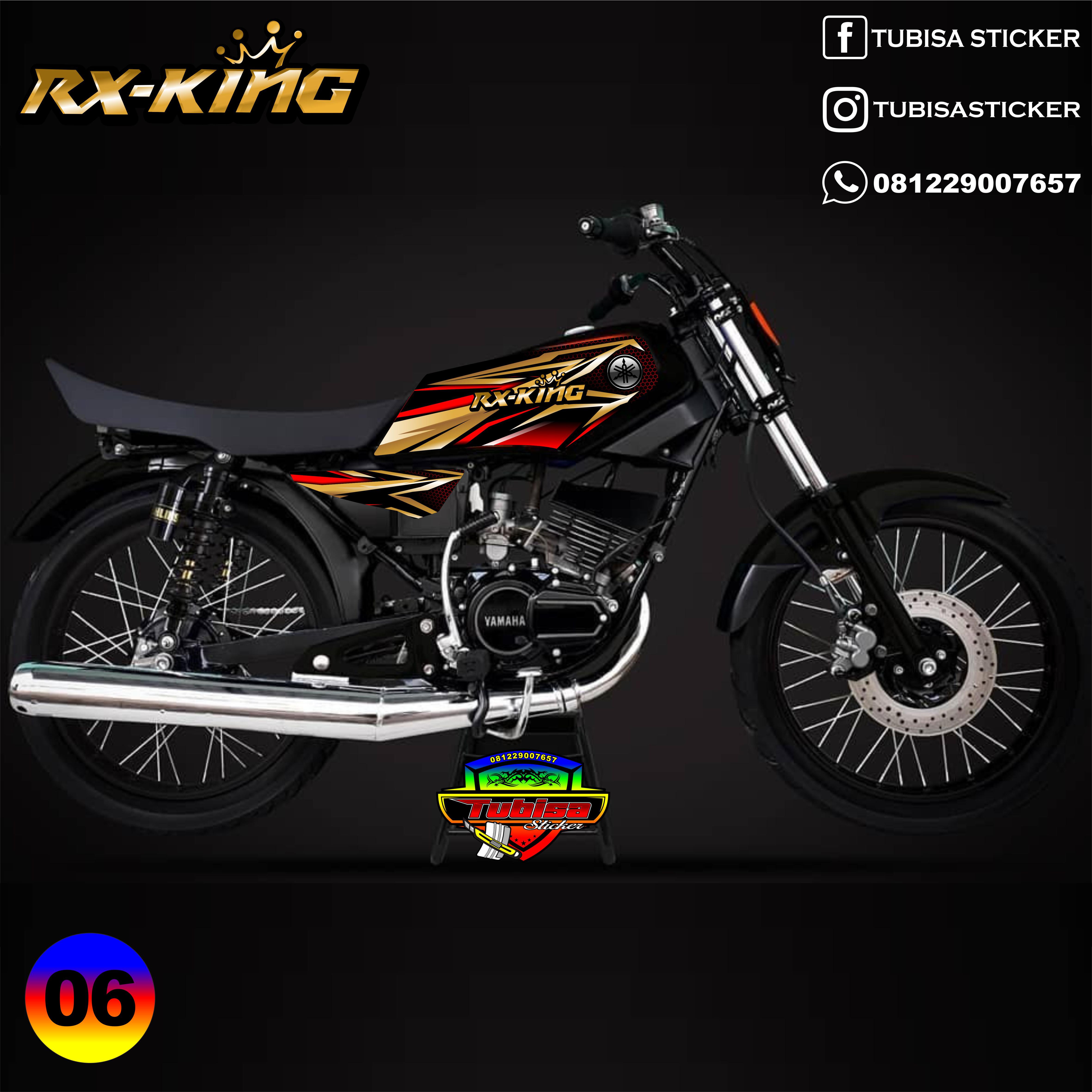 Sticker Striping Yamaha RX King - Stiker Striping Variasi Motor RX King ...