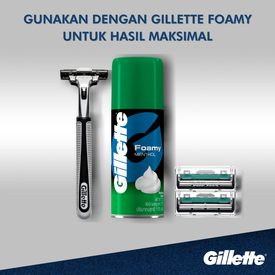 Gillette Vector Pencukur Pisau Cukur Refill Isi 4 | Lazada Indonesia