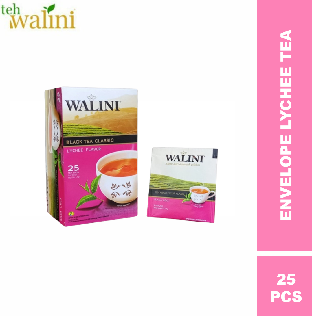 Teh Walini Kemasan Amplop Varian Rasa Leci, Blackcurrant, Lemon, Wangi ...