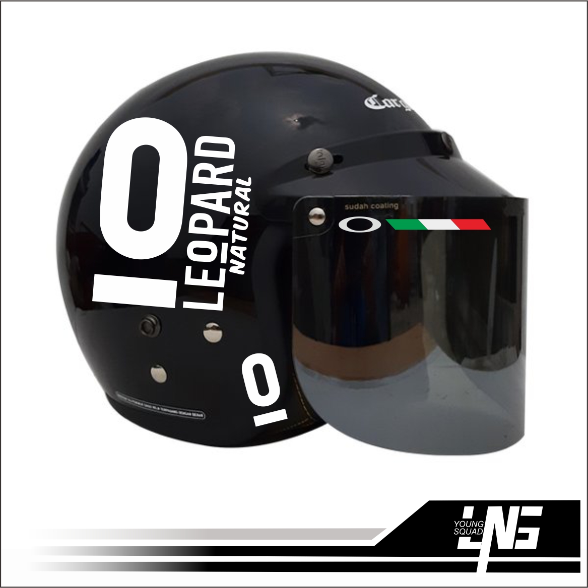 STICKER HELM uiversal cargloss 4 | Lazada Indonesia