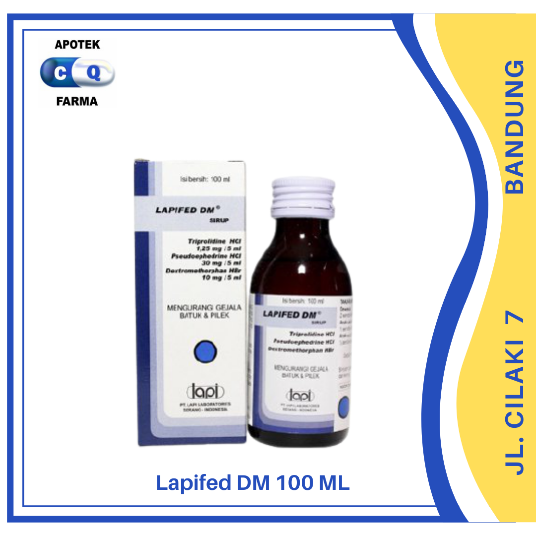 LAPIFED DM SIRUP 100 ML | Lazada Indonesia
