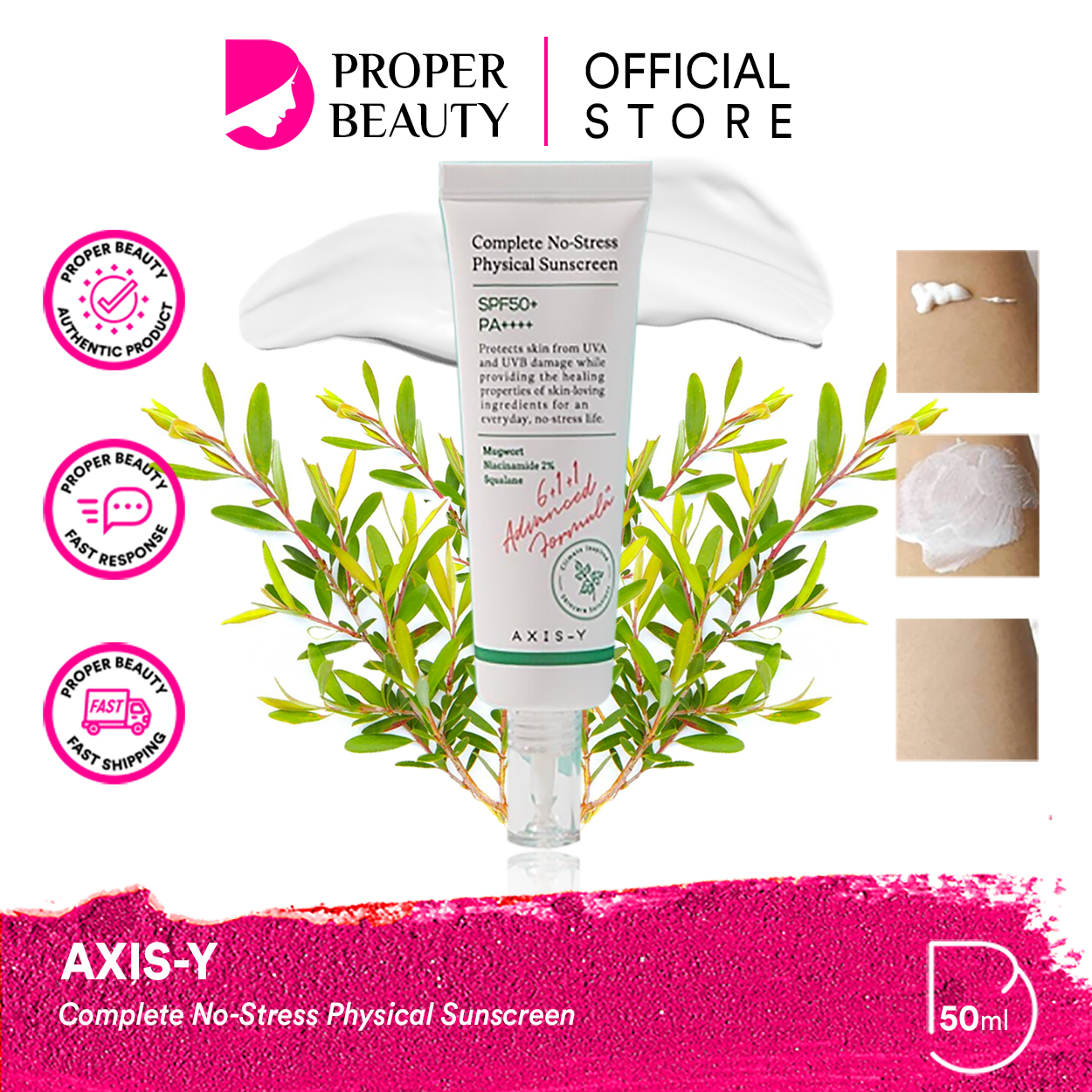 AXIS-Y Complete No-Stress Physical Sunscreen Korea / Axisy Axis Y 6+1+1 ...