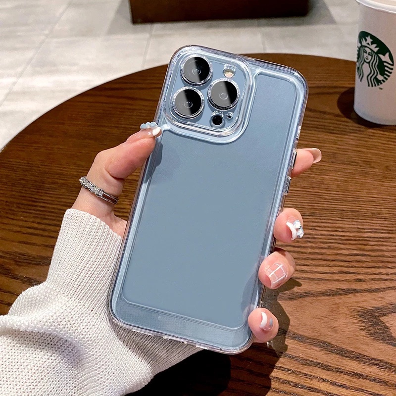 Clear Case Iphone 11 Pro Max , 13 Mini 12 14 plus Softcase Bening anti ...