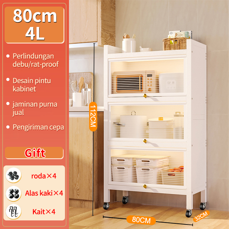 Sunfay Home Lemari Piring, Rak dapur serbaguna lemari,Rak Perabotan ...