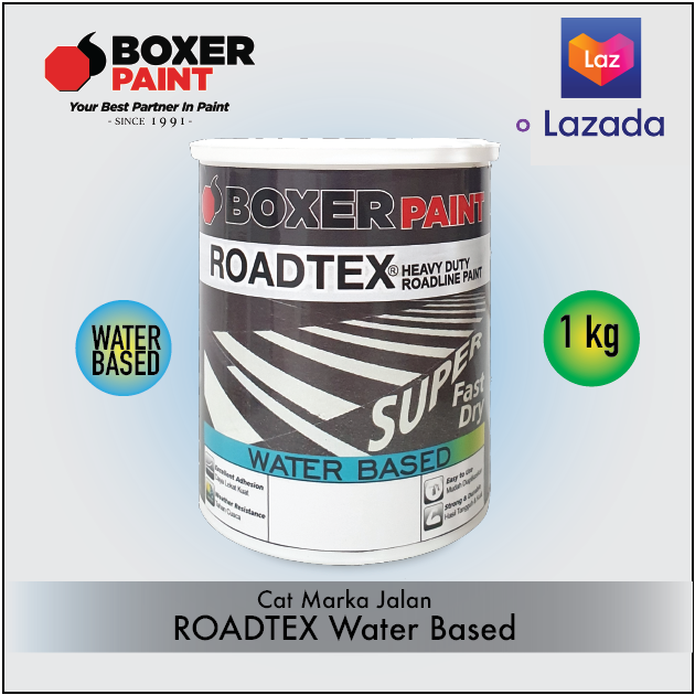 Cat Marka Jalan ROADTEX Water Based (1 kg) | Lazada Indonesia