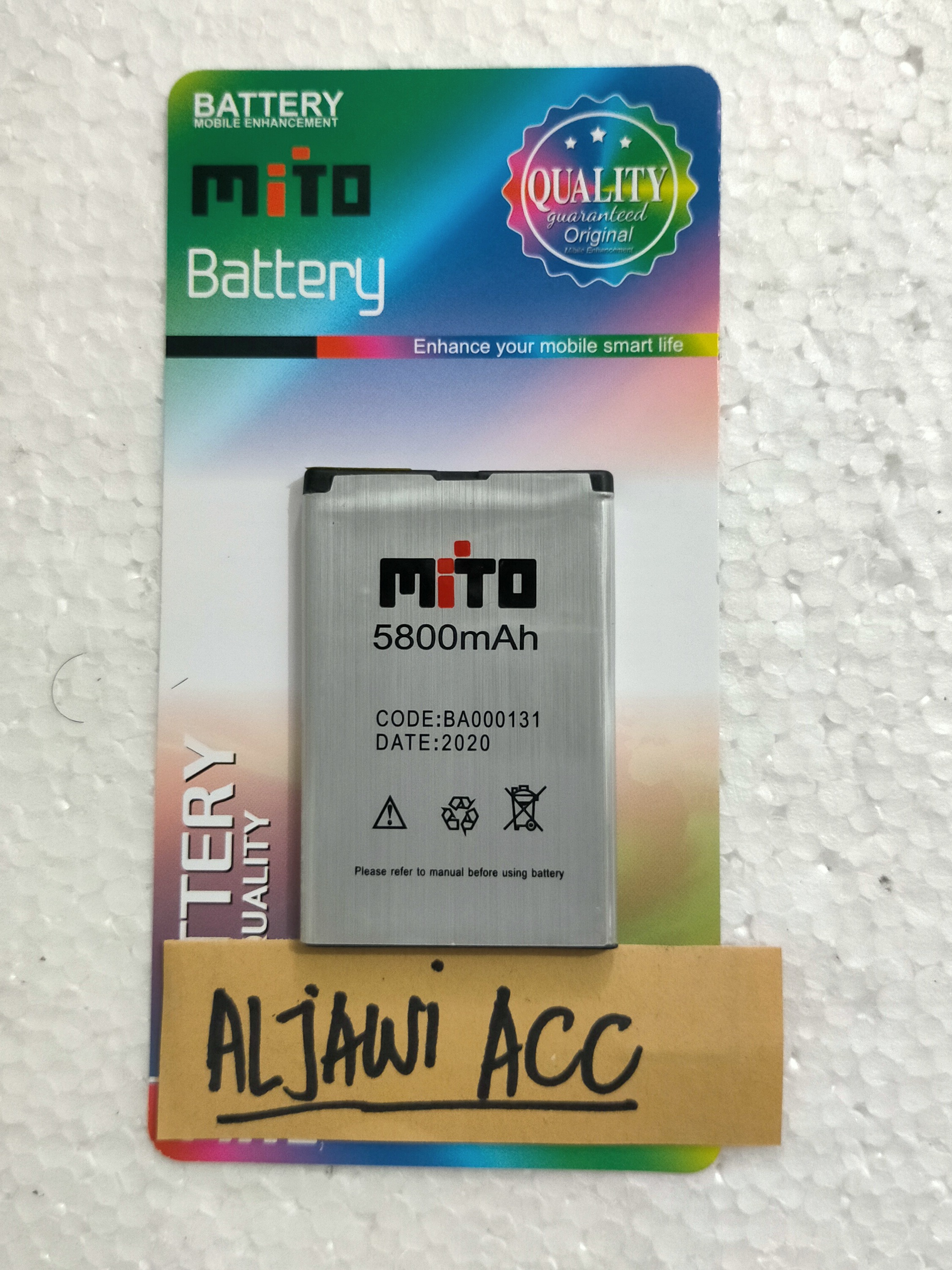 Baterai Batre Battery Mito A67 Core BA000131 Original Battery Hp ...