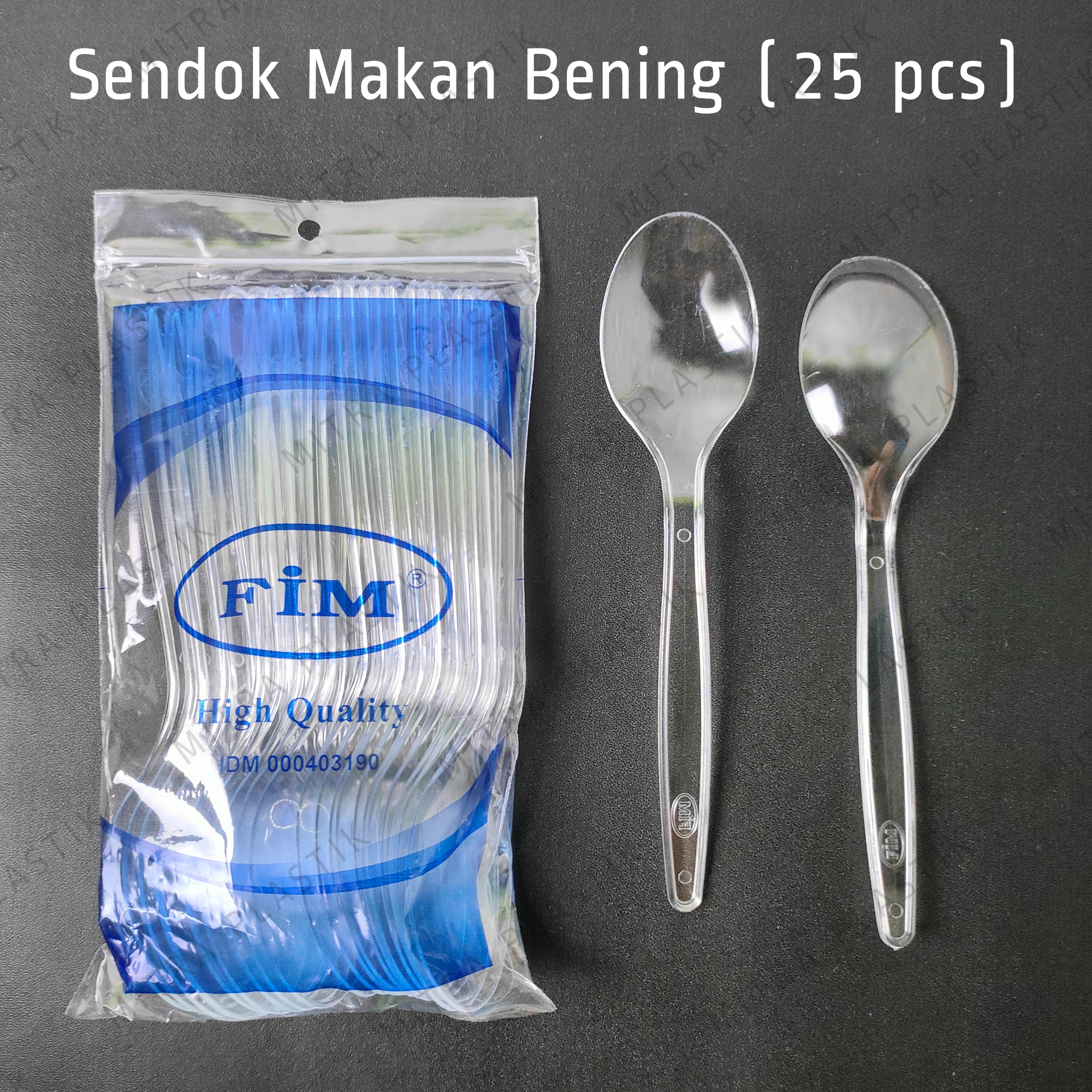Sendok Makan Plastik Bening Isi 25 Pcs Lazada Indonesia