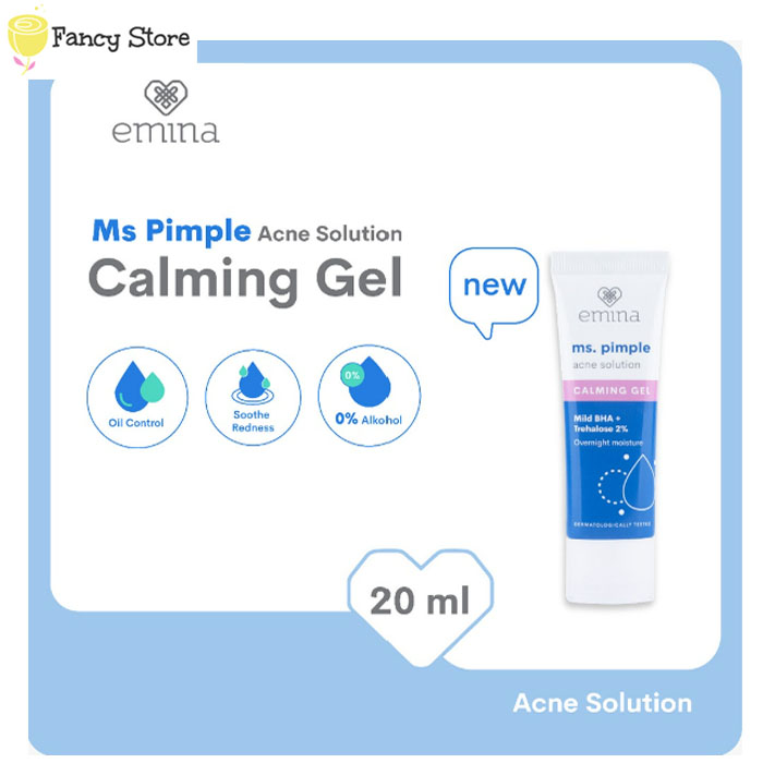 Emina Ms Pimple Acne Solution CALMING GEL 20 ml | Lazada Indonesia