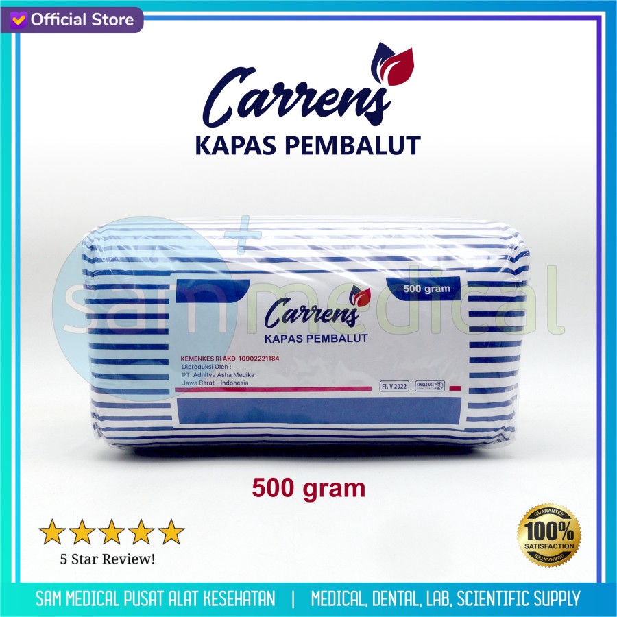 CARENS Kapas Pembalut 500gr | Lazada Indonesia