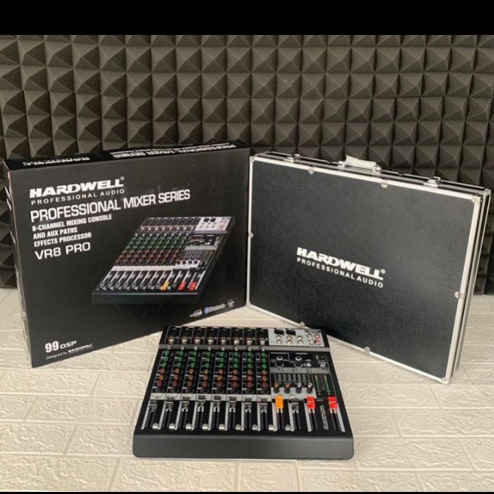 MIXER HARDWELL VR-8 PRO ORIGINAL GARANSI/HARDCASE | Lazada Indonesia