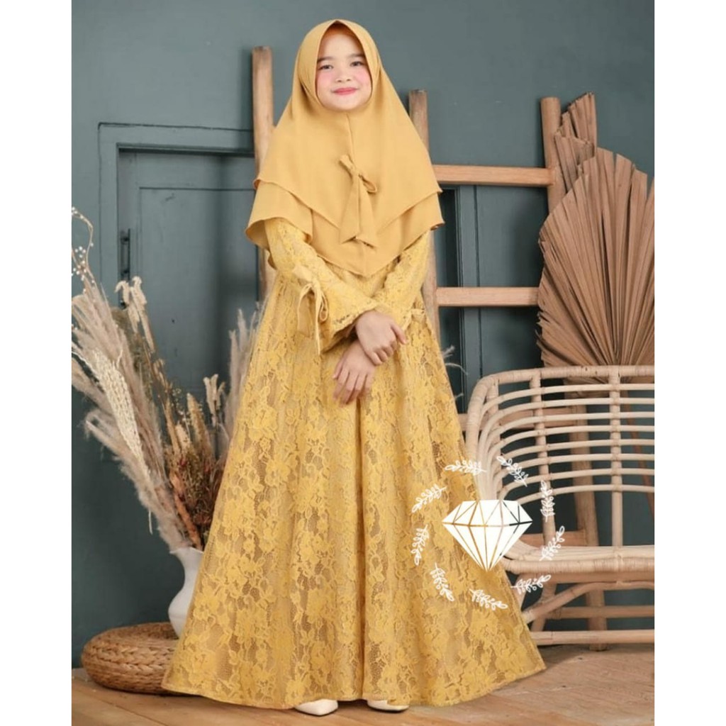 Priskila Cell Dirra เด็กวันเกิด5-13ปี (สามารถฮิญาบ /Khimar) วัสดุ ...