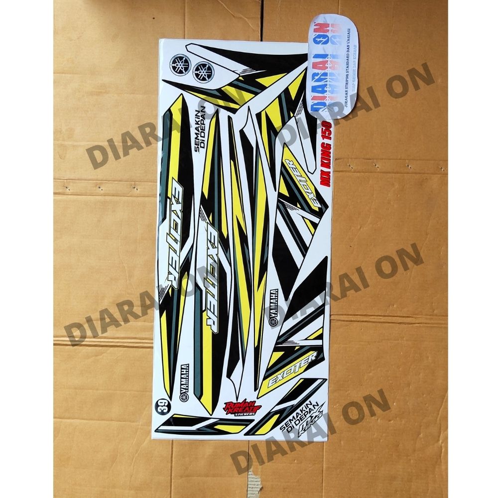 striping Sticker Variasi motor MX King 150 stiker motor MX King Decal ...