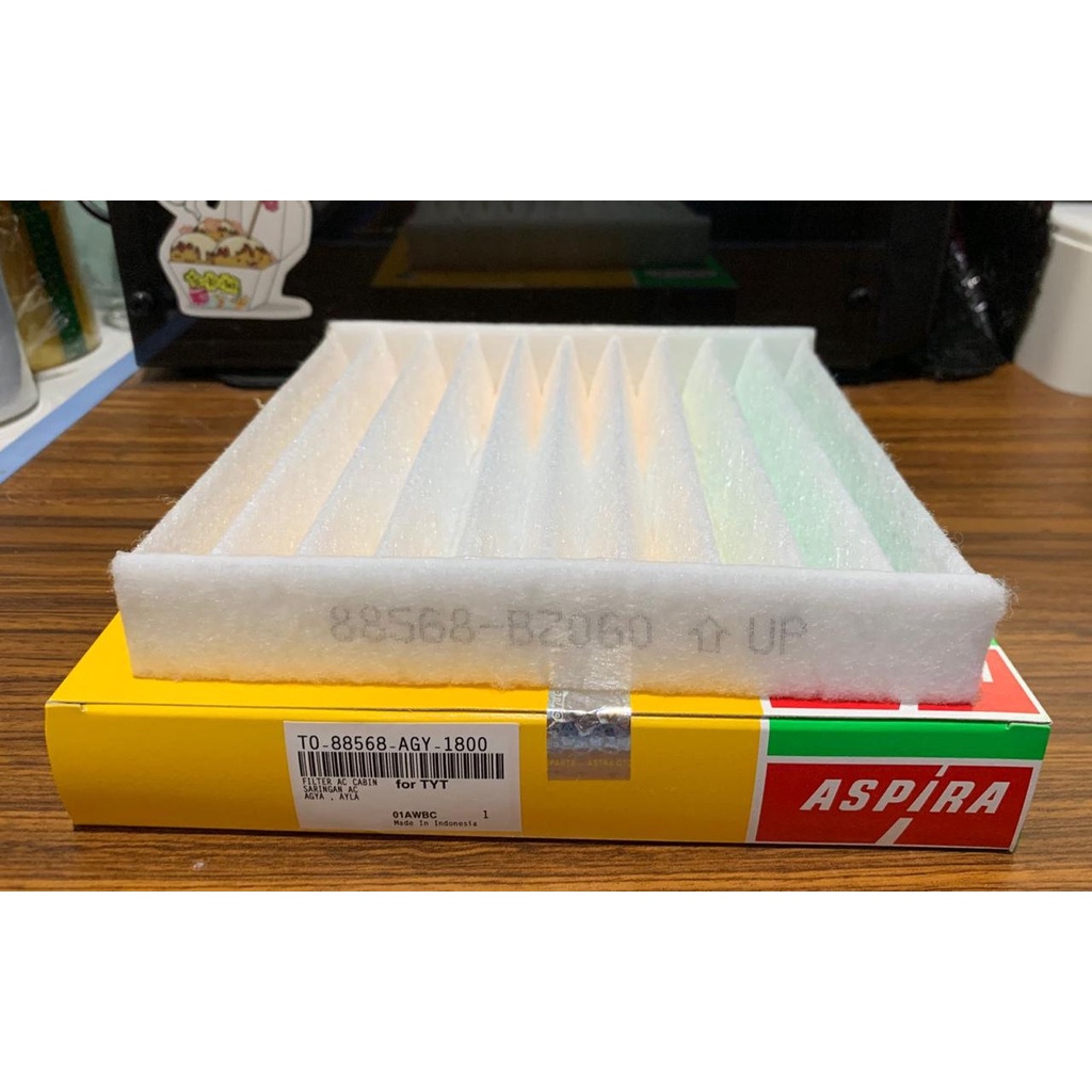 Filter kabin Filter udara ac Sigra TO-88568-AGY-1800 ASPIRA | Lazada ...