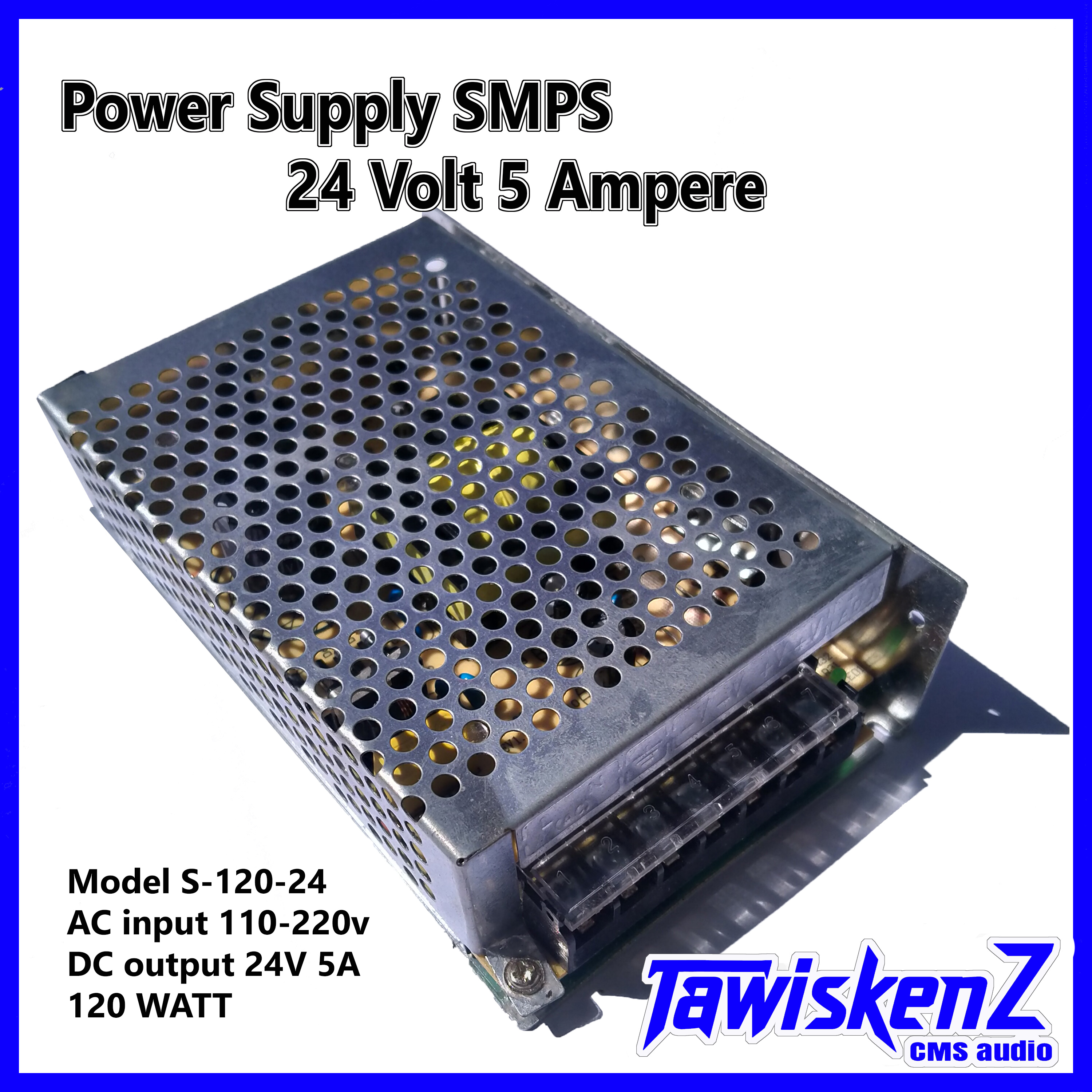 Power Supply jaring SMPS Swithching Adaftrer 24 Volt 5 Ampere Higt quality | Lazada Indonesia